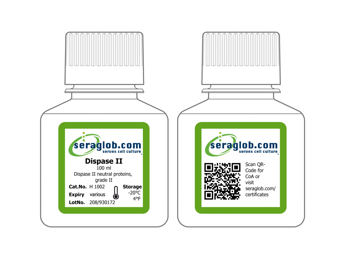 Dispase II neutral proteins, grade II, 100 ml | Bioswisstec