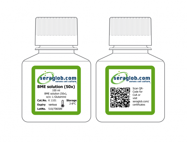 BME solution (50x) ,w/o: L-Glutamine, 100 ml | Bioswisstec
